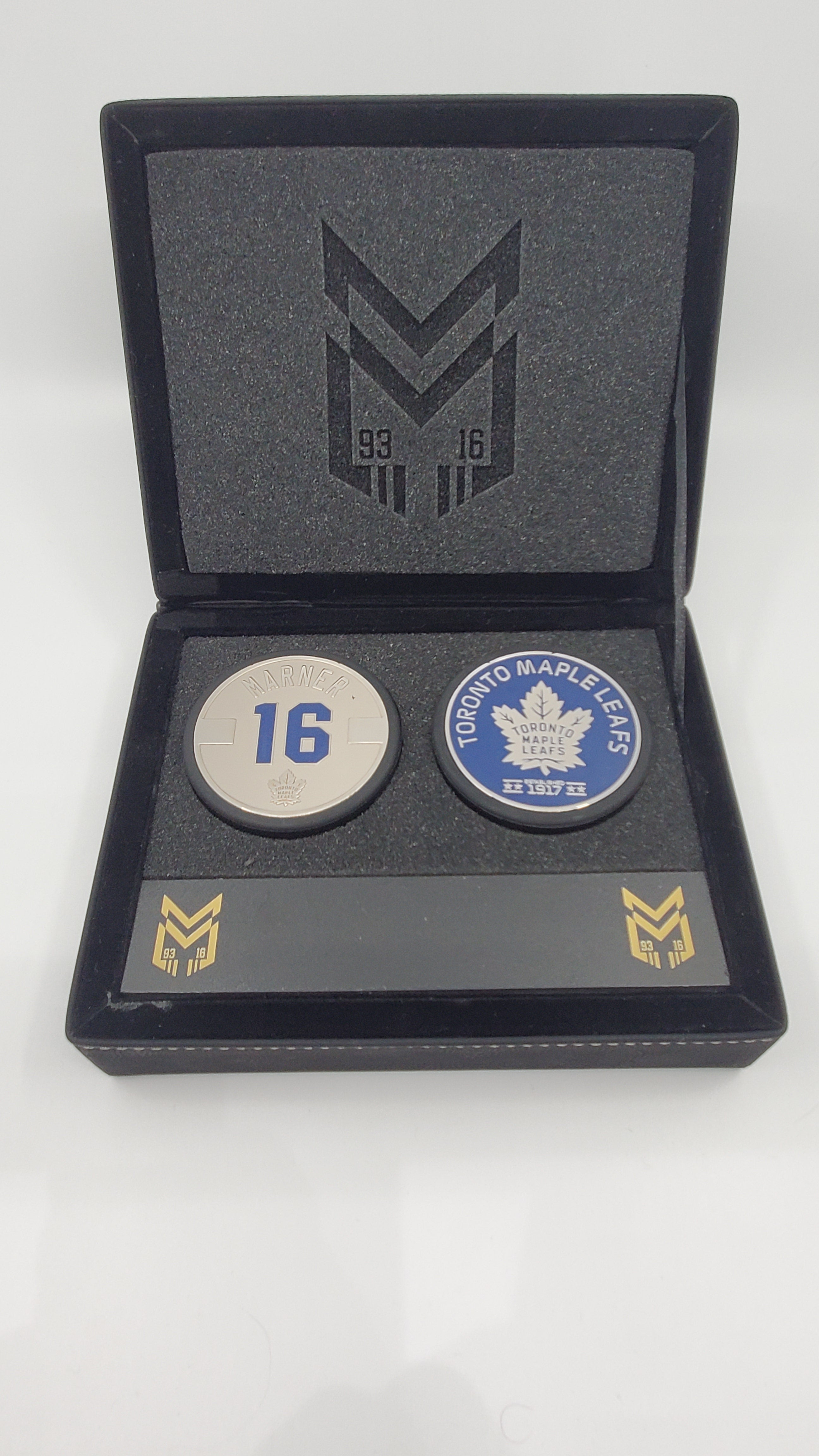 Custom Mitch Marner Logo Gift Box - 2 puck insert – Certified Sports ...